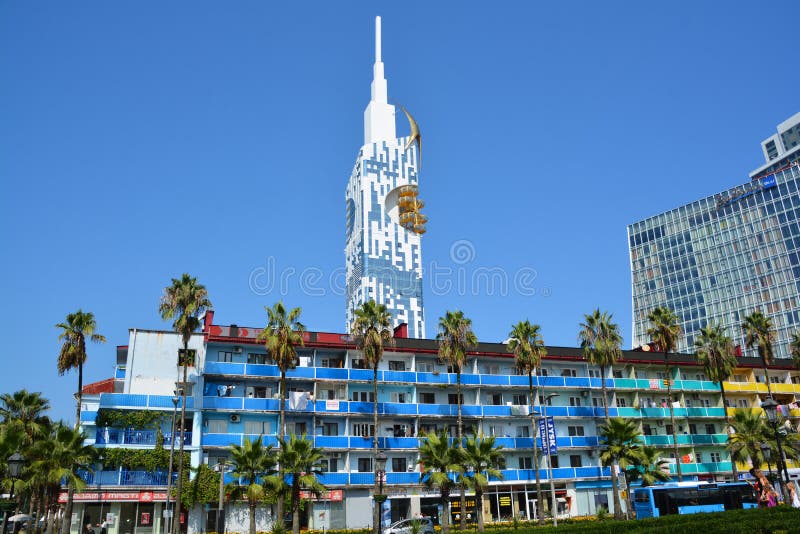 Batumi Technological University Tower in Batumi, Editorial Stock Image ...
