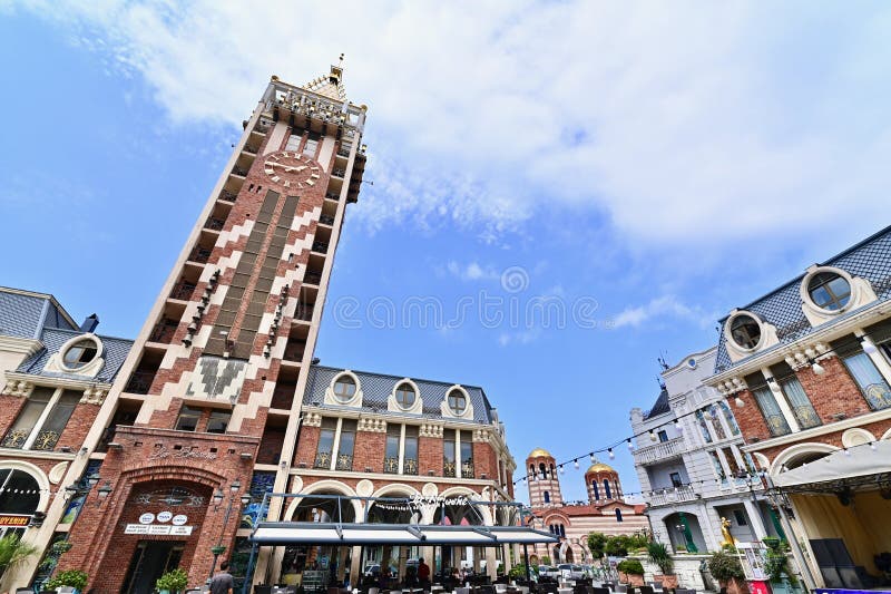 Batumi Piazza Square with Clock Tower Editorial Stock Image - Image of ...