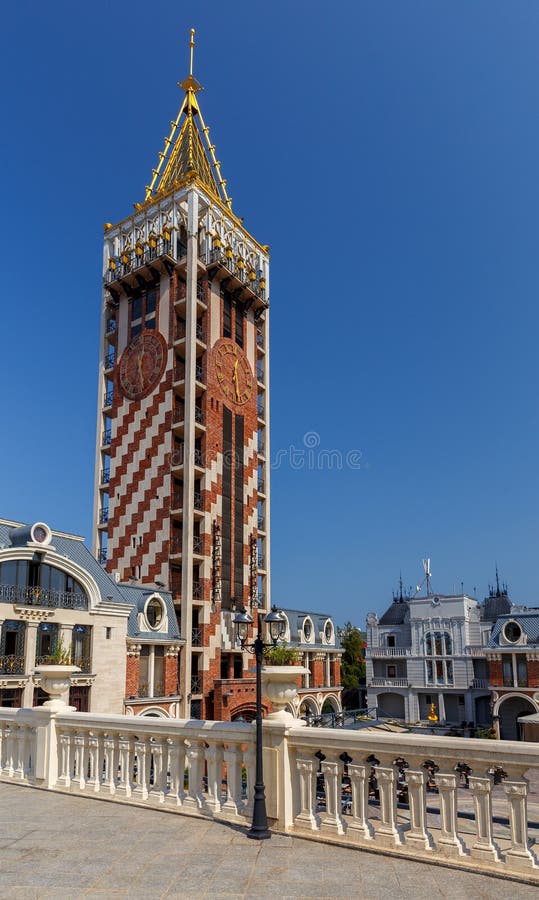 Batumi. Square Piazza stock image. Image of europe, picturesque - 105737079