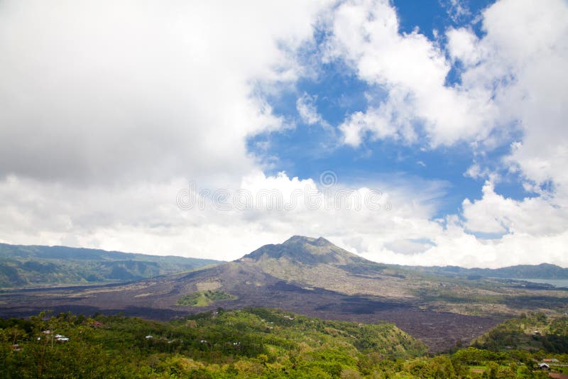 Batur Vulkan Bali Indonesien Stockbild - Bild von bali, lava: 27667559