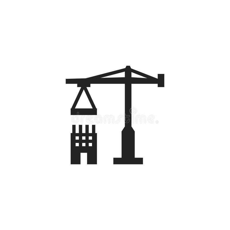 Bau Glyph-Vektor-Ikone, Symbol Oder Logo Vektor Abbildung ...