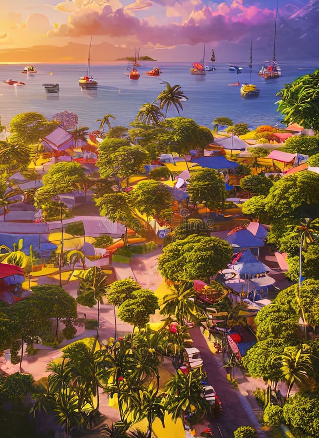 Bauan, Batangas, Philippines. Generative AI. Stock Photo - Image of ...