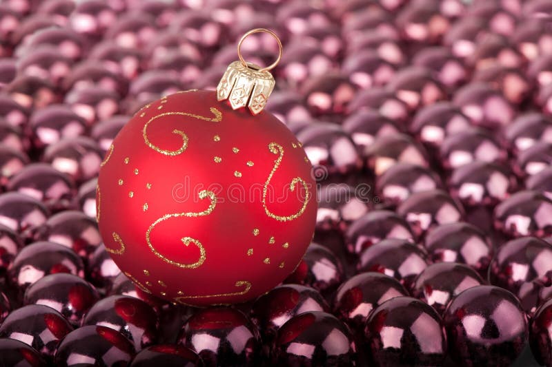 Bauble on small baubles stock photo. Image of ball, icon - 17388690