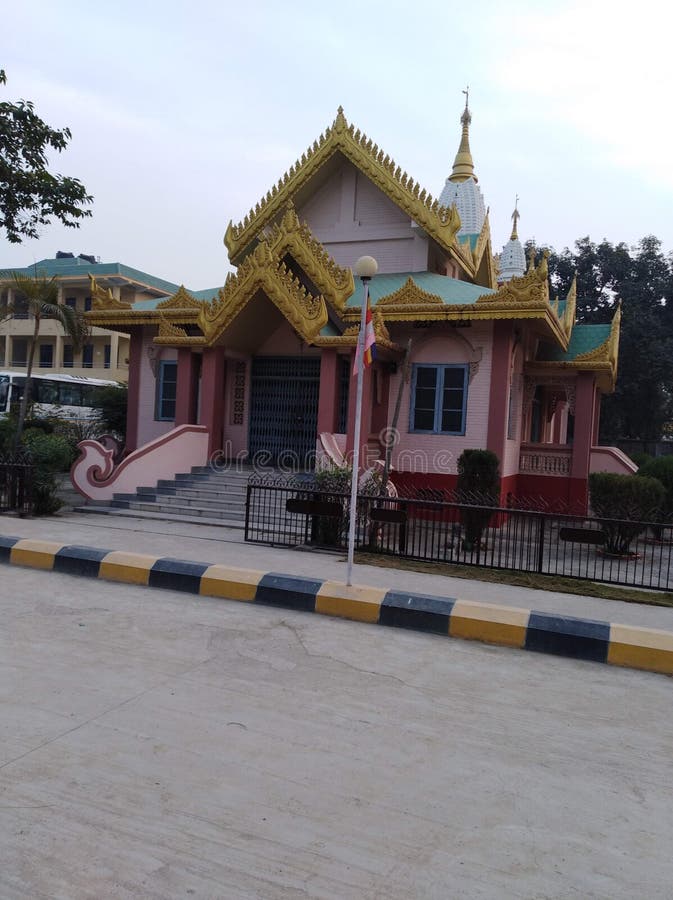 Bauddha Bihar of Lumbini Nepal Stock Photo - Image of visit, bihar ...