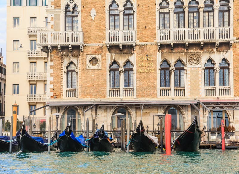 Bauer Hotel. Grand Canal editorial photo. Image of palace - 53575316