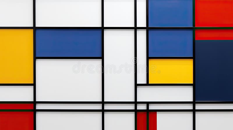 Bauhaus Pattern, Abstract Background Stock Illustration - Illustration ...