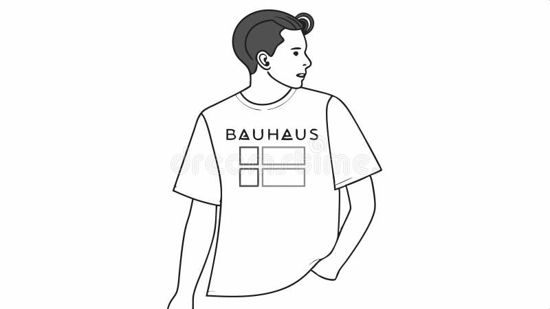 Bauhaus Text, Architectural Style and Design Movement Vector Design ...