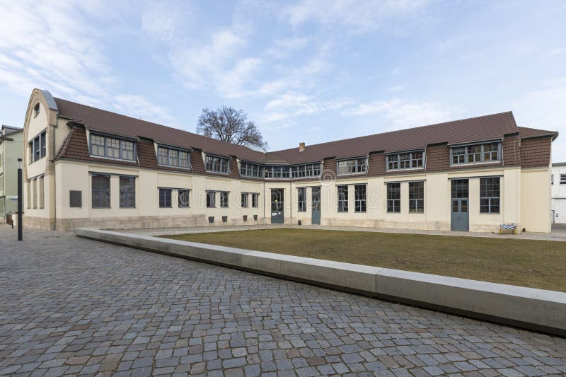 Bauhaus University at Weimar, Workshop Building Stock Photo - Image of ...