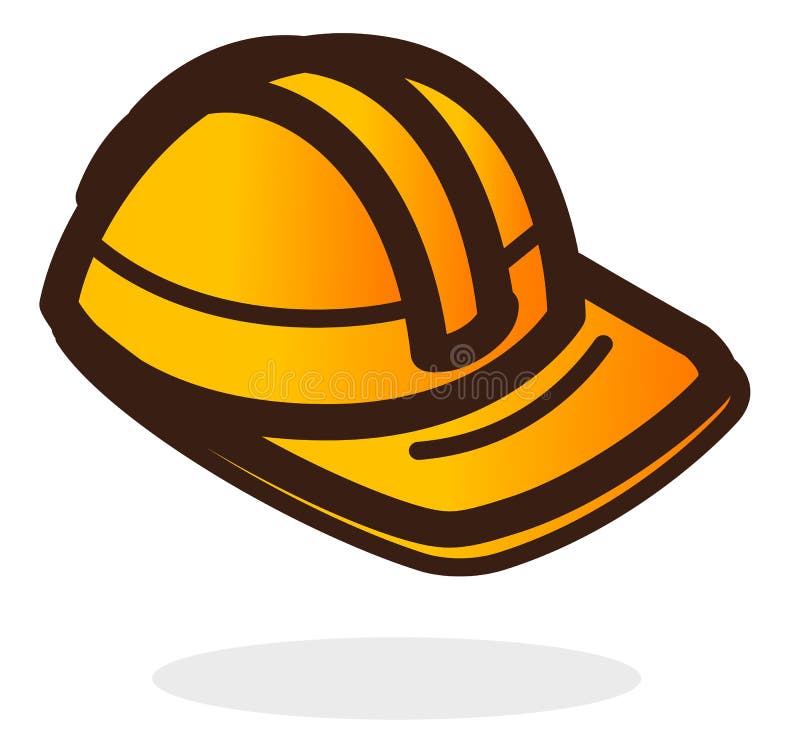 Bauhelm-Sicherheitssymbol vektor abbildung. Illustration von gebäude ...