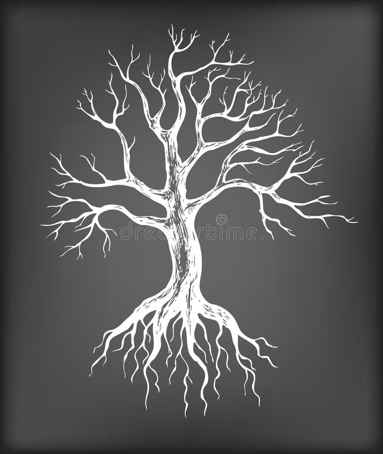 Baum vektor abbildung. Illustration von baum, blattlos - 23188328