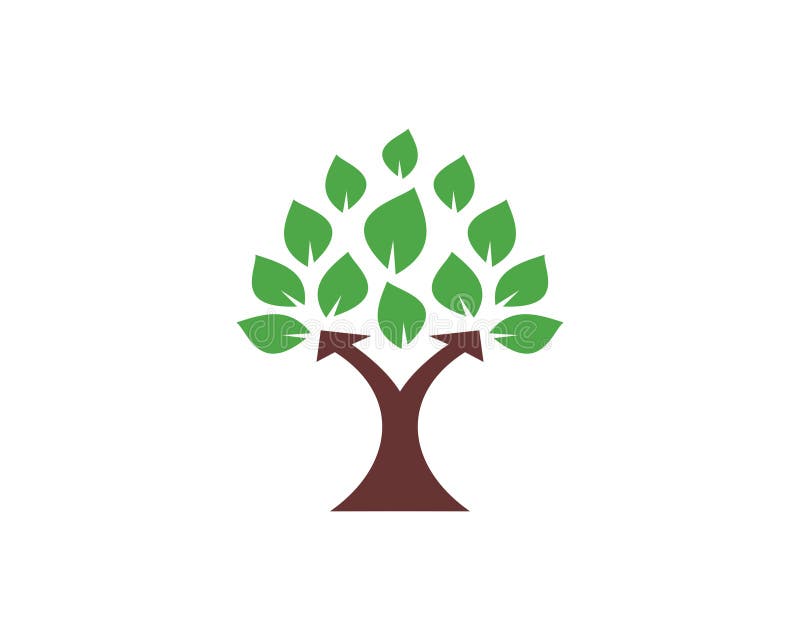 Baum des Logos vektor abbildung. Illustration von element - 301831989