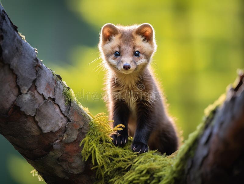 Baum marten stock illustration. Illustration of amazing - 293687170