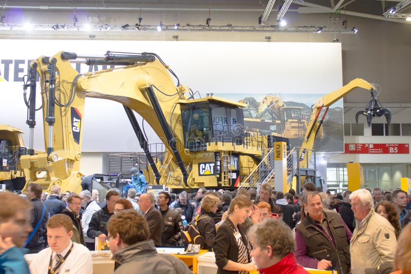 Bauma 2013 editorial image. Image of visitors, bauma - 35356205