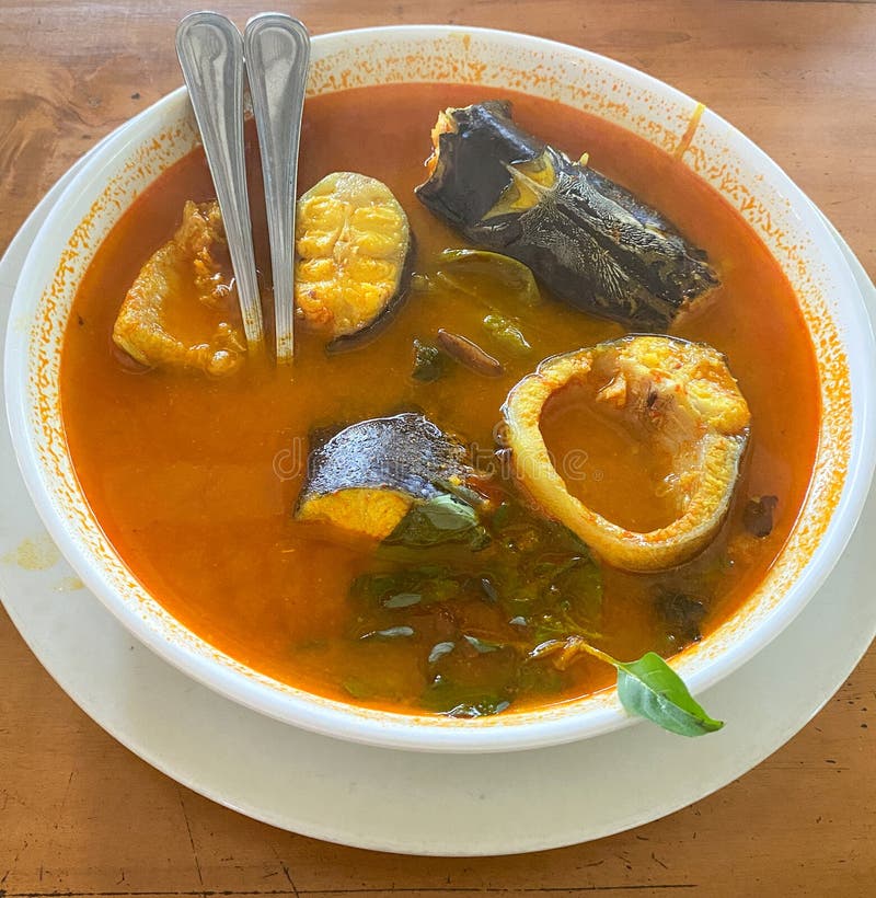 Baung or Catfish is Cooked with Sweet and Sour Spices Stock Photo ...