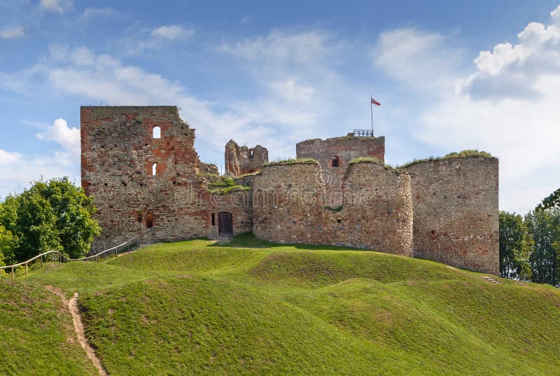 Bauska Castle, Latvia stock image. Image of historical - 139612761