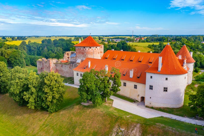 Bauska Castle Museum in Latvia Stock Image - Image of defense, livonia ...