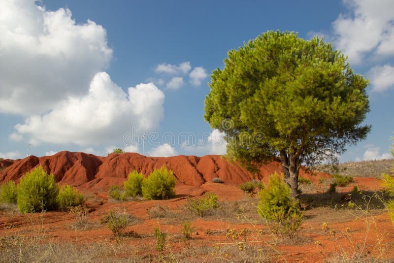 Bauxite mine stock photo. Image of horizontal, geology - 44627474