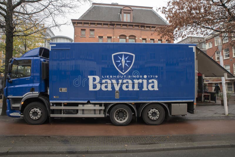 Bavaria Beer Truck at Amsterdam the Netherlands 21-11-2022 Editorial ...