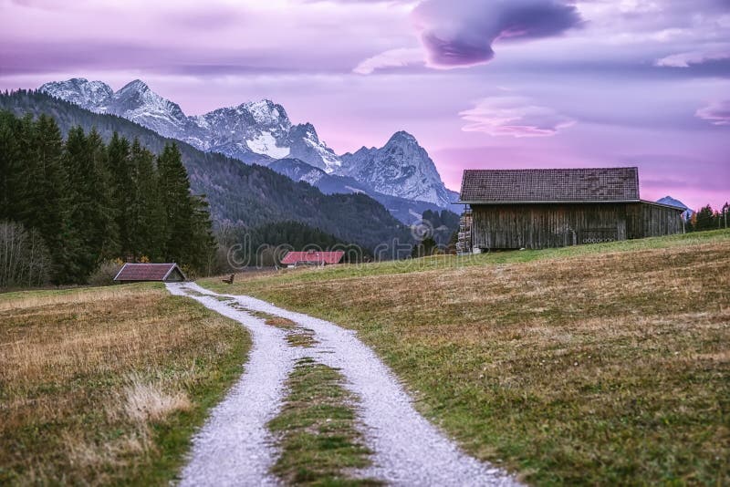 Bavaria Scenery Alps stock photo. Image of quiet, grass - 140522198