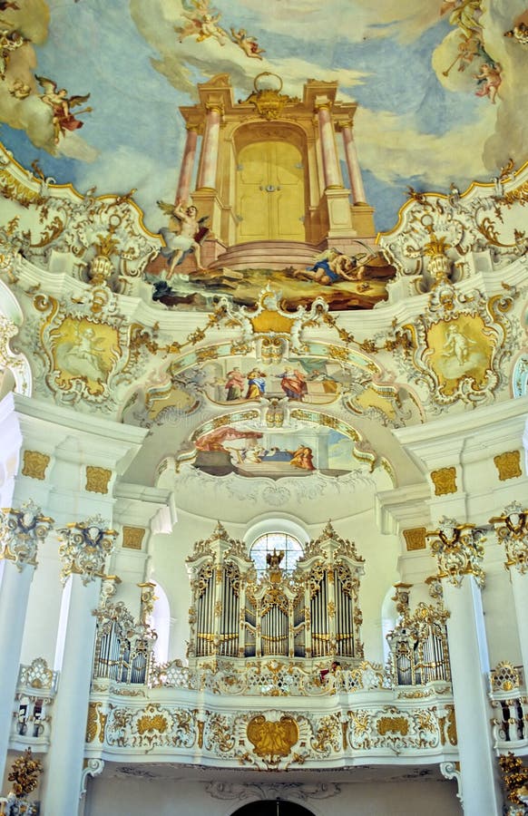 Bavarian church stock photo. Image of tourist, balcony - 1081566