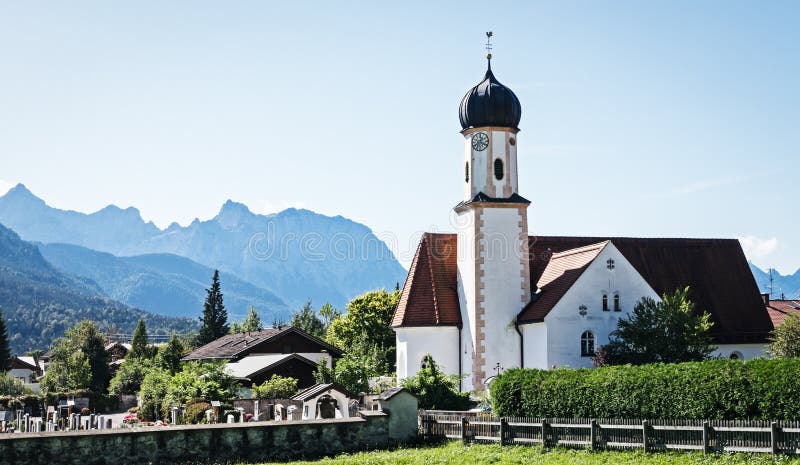 Bavarian church stock photo. Image of outdoors, hill - 29413766