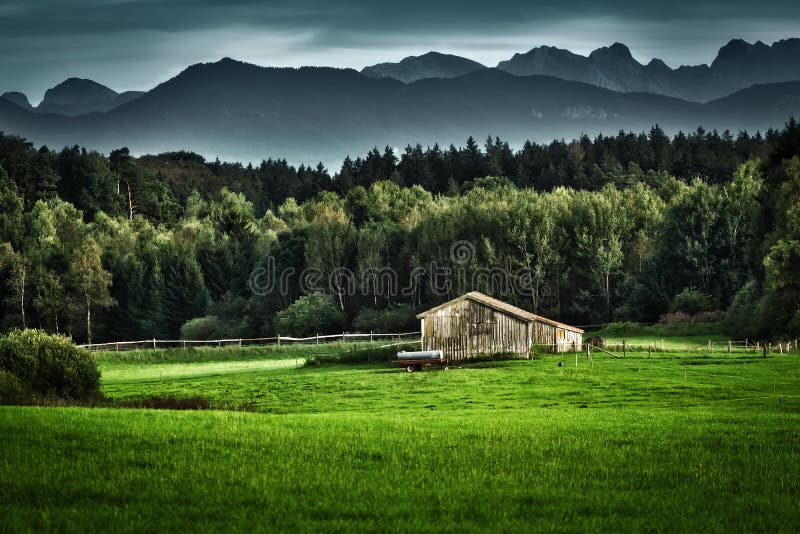 Bavarian landscape stock image. Image of color, agriculture - 21042429