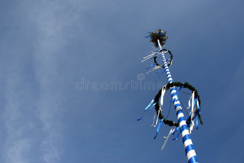Maypole stock photo. Image of maypole, flower, ribbon - 30119210