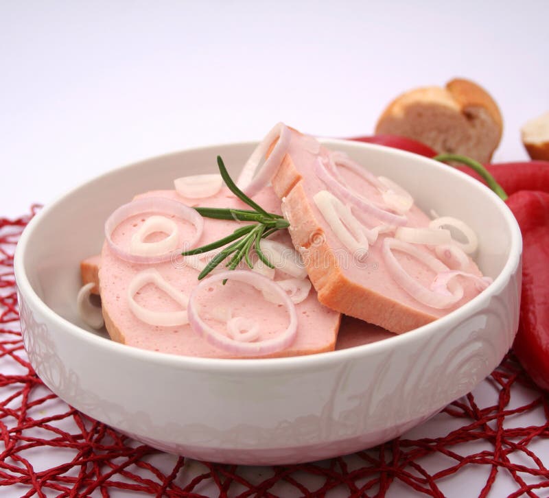 Bavarian meat stock image. Image of fresh, snack, onions - 37188113