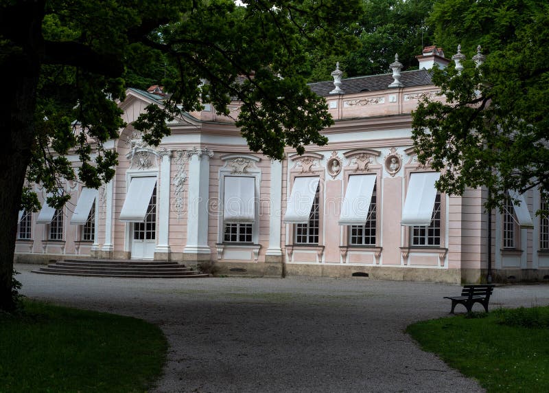 Bavarian Palace Administration , Pink Building Editorial Photography ...
