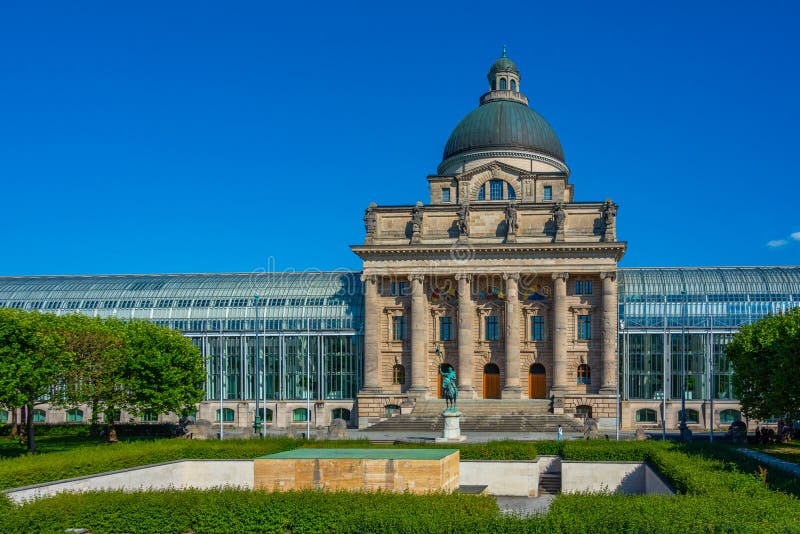 Bavarian State Chancellery in German Town Munchen Editorial Stock Image ...