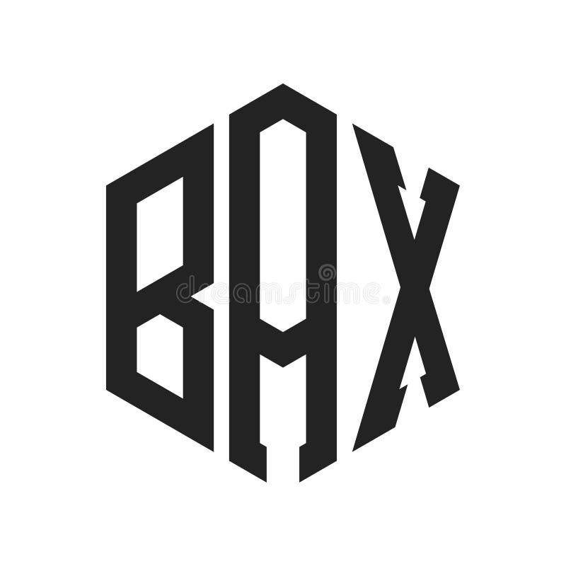 BAX Logo Design. Initial Letter BAX Monogram Logo Using Hexagon Shape ...