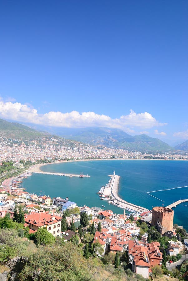 Bay of Alanya. Turkey stock photo. Image of alanya, overview - 16373842