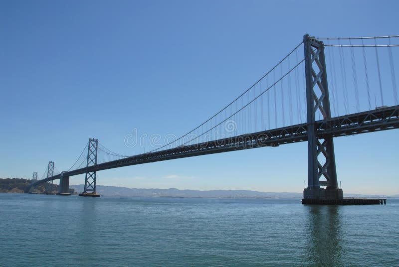 Bay Bridge stock image. Image of treasure, suspension, city - 848025