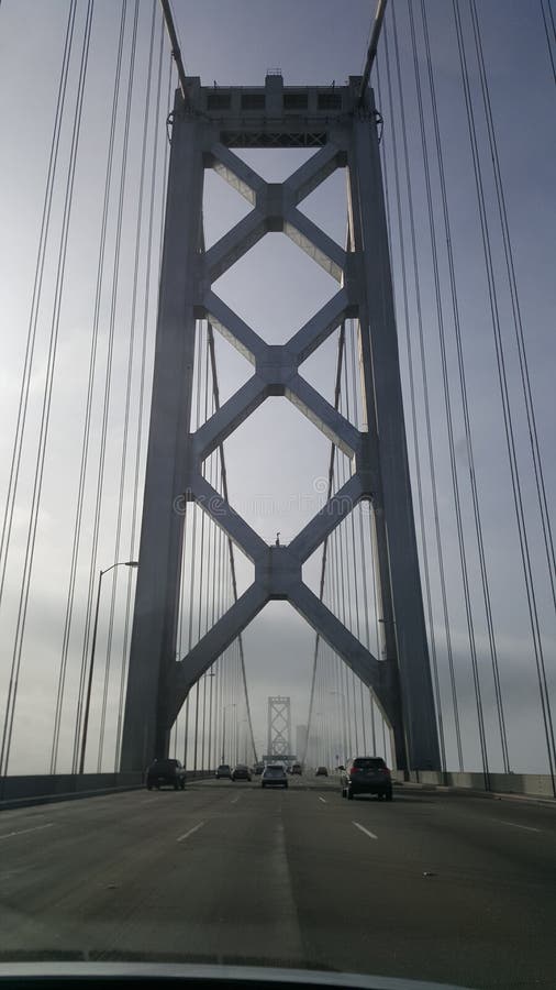 Bay bridge stock image. Image of drive, bridge - 112718663