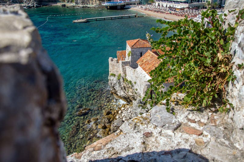 Bay of Budva stock photo. Image of beach, tourism, travel - 88741440