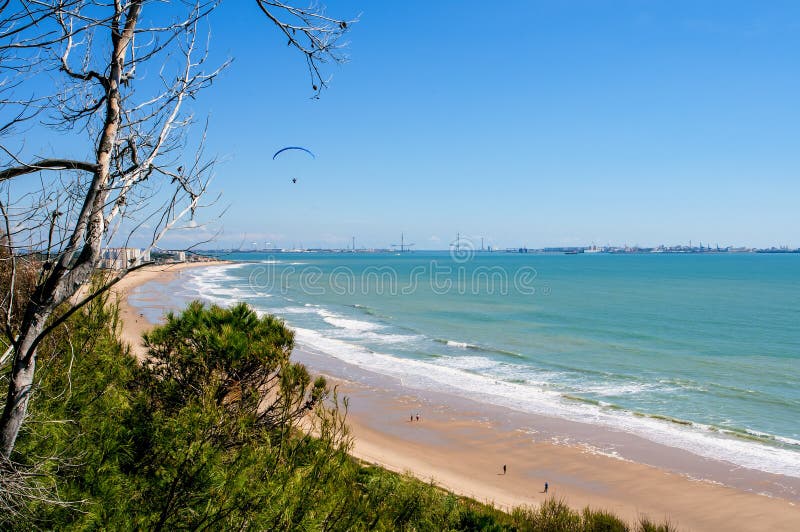 Bay of Cadiz.Spain stock photo. Image of seashore, andalusia - 40024164