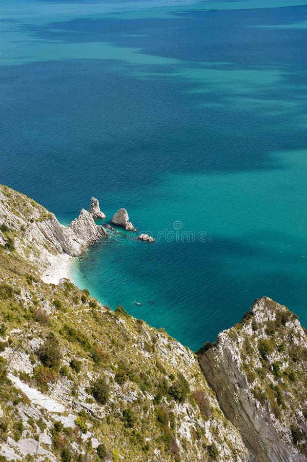 Conero promontory stock photo. Image of italy, coast - 53712966