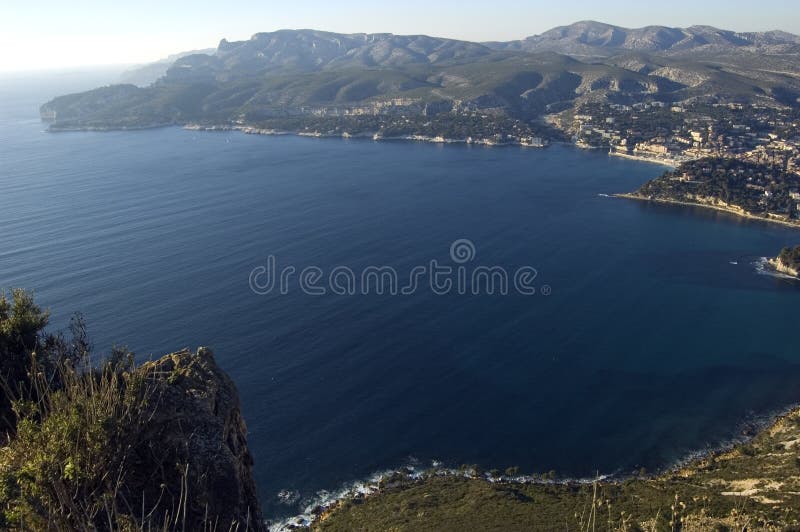 Bay of Cassis, French Riviera Stock Image - Image of shore, cassis ...