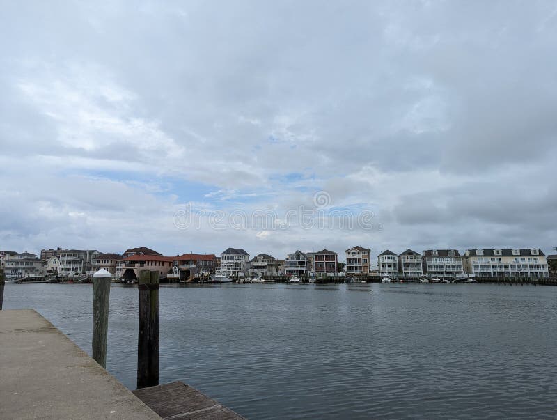 Bay house pier water stock photo. Image of reflection - 255751680