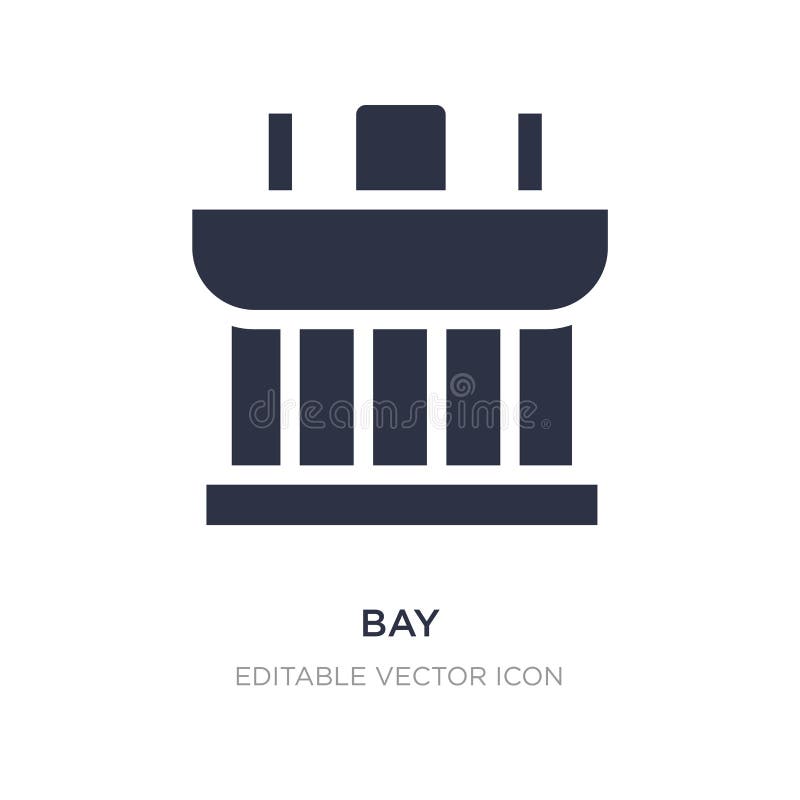 Bay Icon on White Background. Simple Element Illustration from ...