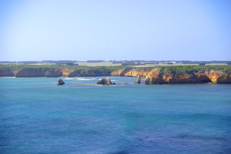 Bay of Islands & Mainland View Stock Image - Image of swell, cliff: 4246303