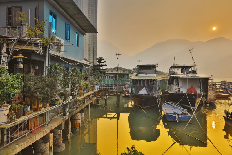 The bay of Ma Wan Chung stock photo. Image of fishery - 91921954