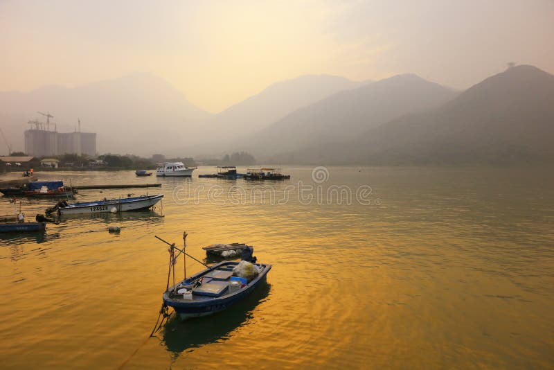 The bay of Ma Wan Chung stock photo. Image of morning - 91922072