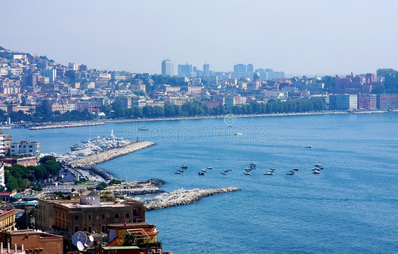 Bay of Naples stock photo. Image of gulf, italian, scenery - 18424848
