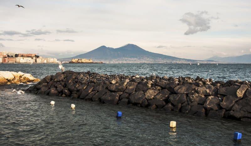 Bay of Naples stock photo. Image of water, italy, tourism - 29343864