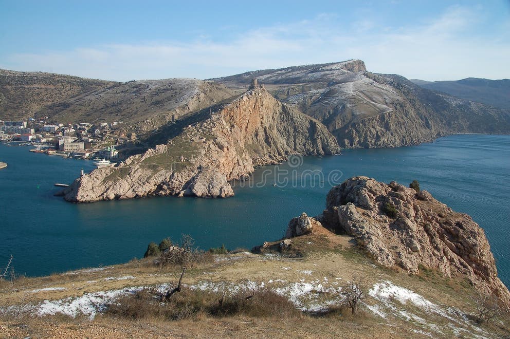 Bay and rocks stock photo. Image of break, rocks, water - 22438740