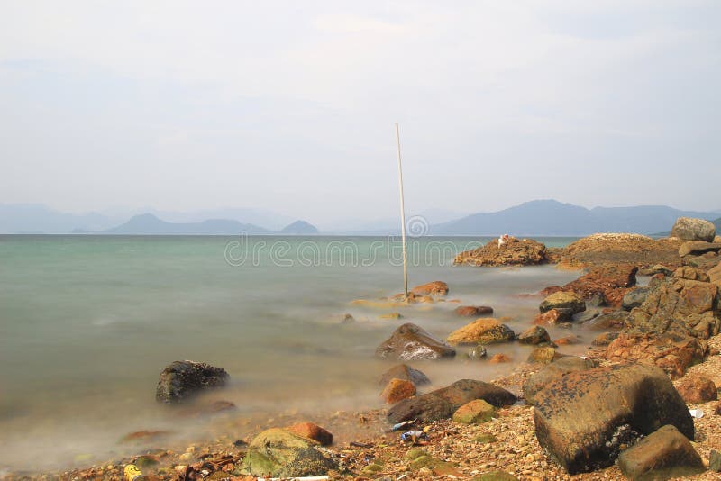 The Bay Side Beach at Sai Kung Stock Image - Image of ocean, outdoor ...