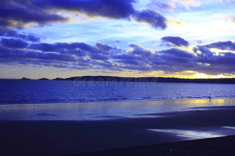 Swansea Sunset Mumbles Stock Photos - Free & Royalty-Free Stock Photos ...