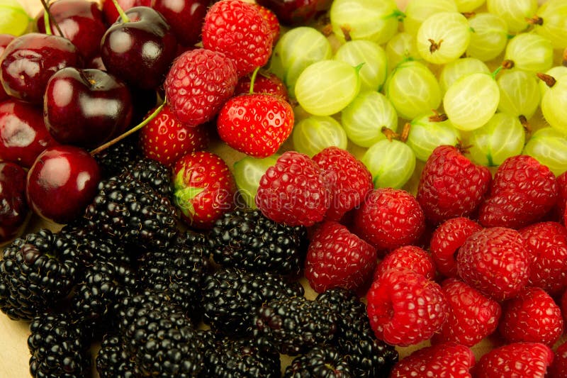 Bayas del verano foto de archivo. Imagen de zarzamora - 20023876