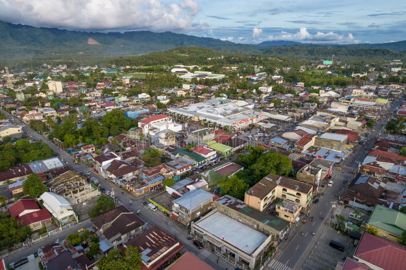 Baybay, Leyte, Philippines - Aerial of the Cityscape of Baybay Stock ...
